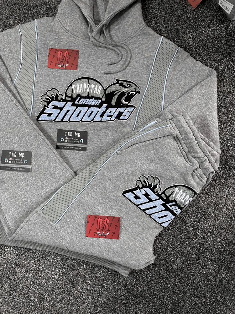 Trapstar Technical Shooters Tracksuit Grey/Blue – RSThePlug