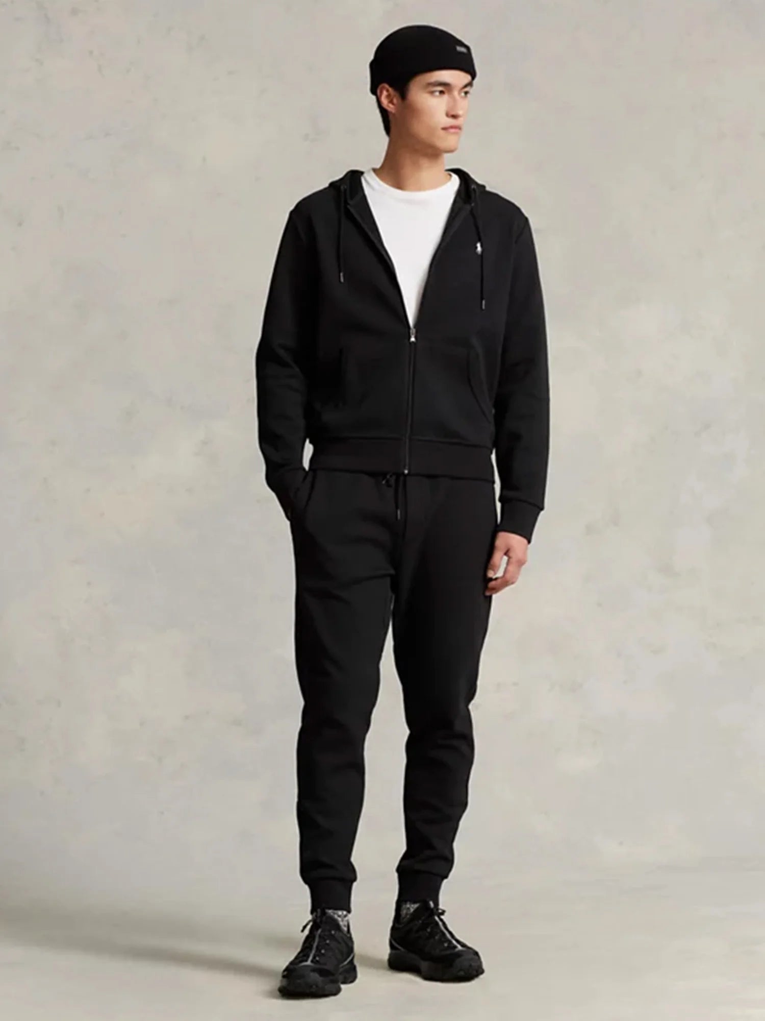 Ralph Lauren Double Knit Tracksuit Black – RSThePlug