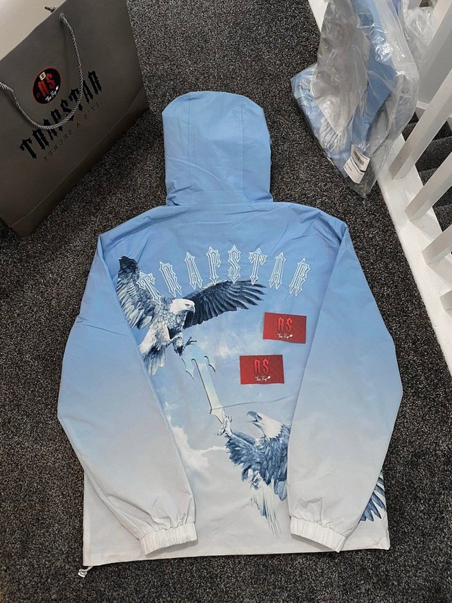 Trapstar Eagle Windbreaker Blue – RSThePlug