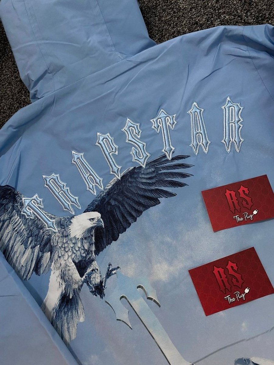 Trapstar Eagle Windbreaker Blue – RSThePlug