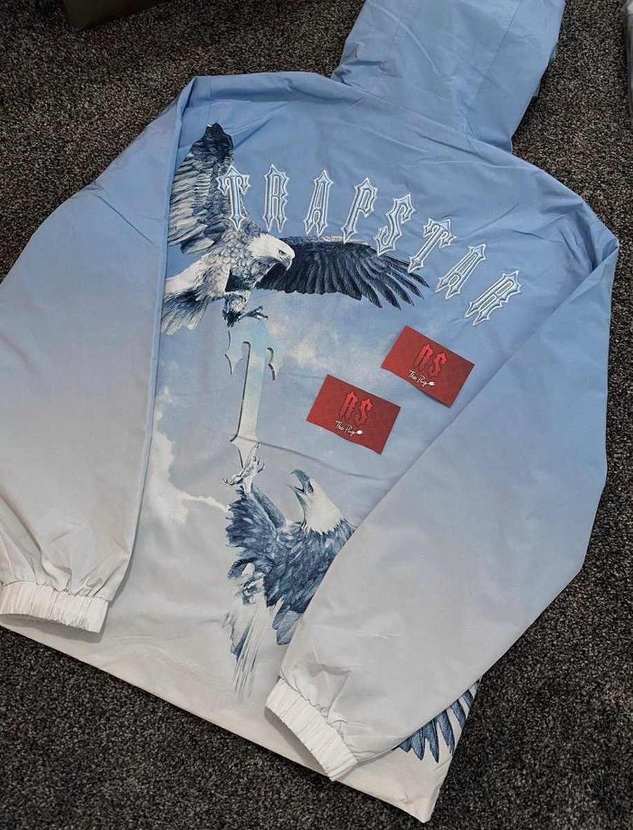 Trapstar Eagle Windbreaker Blue – RSThePlug