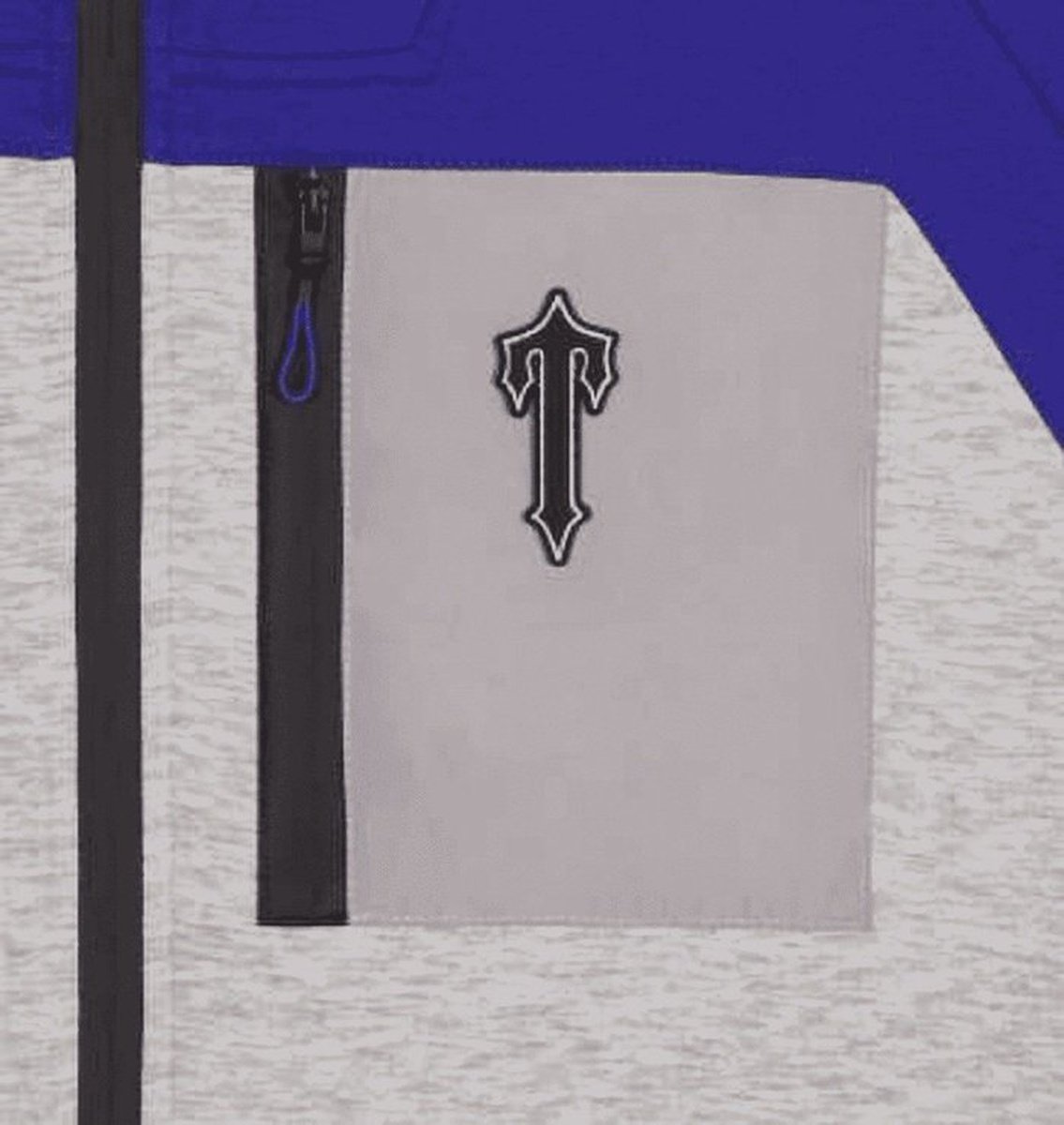 Trapstar Irongate T-Fleece Tracksuit Grey/Blue – RSThePlug