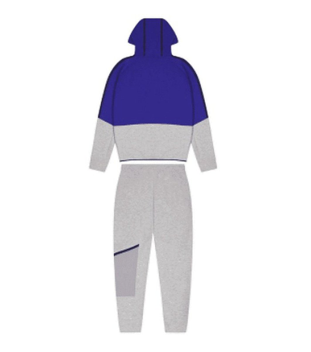 Trapstar Irongate T-Fleece Tracksuit Grey/Blue – RSThePlug